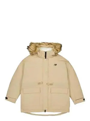 NEW BALANCE Warm Mid-down Jacket - Beige/brown