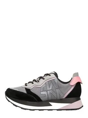 Sketchers Lace-up Athletic Sneakers - Grey/black