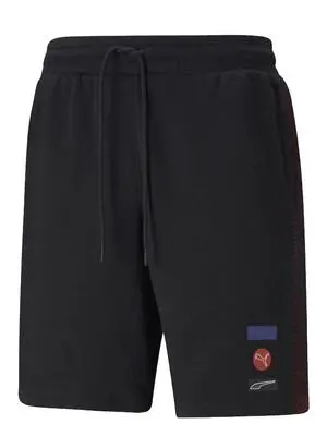 PUMA Running Training Splicing Knit Sports Shorts - Default Color