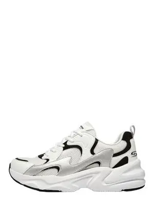 Sketchers Skechers Bobs Bamina 2 Athletic Sneakers White/black/silver