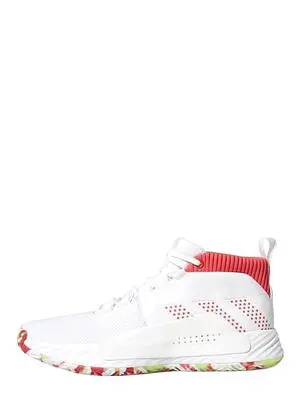 Adidas Adidas Dame 5 "All Skate" High Top Sneakers White/red