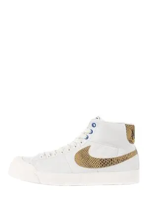 Nike X Stussy All Court Mid High Top Sneakers - White