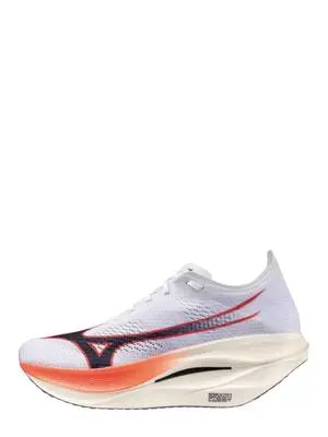 Mizuno Wave Rebellion Pro 3 Athletic Sneakers - White/baritone Blue/fiery Coral 2