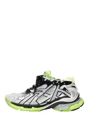 Balenciaga Runner Sneakers - White/black/neon Yellow