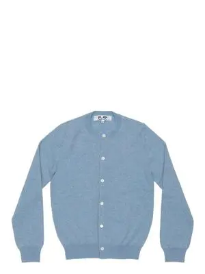 Play Comme Des Garcon V-neck Pullover - Blue