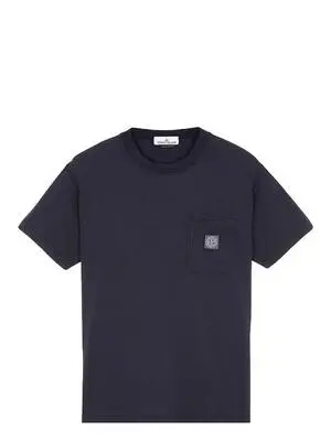 Stone Island Plain Logo T-shirt - Black