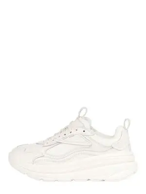 UGG Ca1 Leather Trainers - White/black