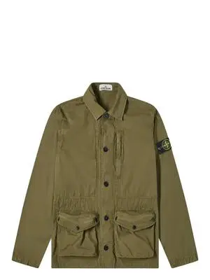 Stone Island Vintage Canvas Jacket - Olive Green