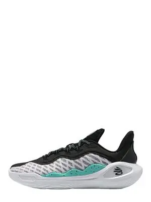 Under Armour Curry "future Curry" Athletic Sneakers - Black/white/mint Green