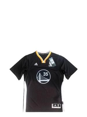 Adidas Kevin Durant Golden State Warriors Basketball Jersey - Black