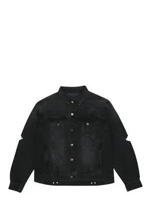 Drew House Oversized Mascot Trucker Jacket - Black