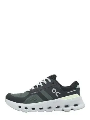 On On Running Cloudrunner 2 Wide Athletic Sneakers Shadow/lima