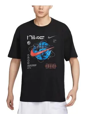 Nike Max90 Basketball T-shirt Asia Sizing - Black