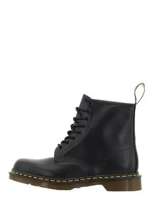 Dr. Martens 1460 Smooth Leather Lace Up Boots - Black