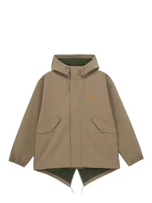 NEW BALANCE Casual Sport Jacket With Hood - Brown