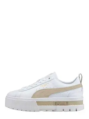 PUMA Mayze 'white Peyote' Sneakers - White/gold