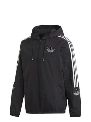 Adidas Originals Zip-up Hooded Track Jacket - Black