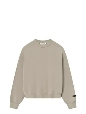 Fear Of God Classic Fit Fleece Crewneck - Timber