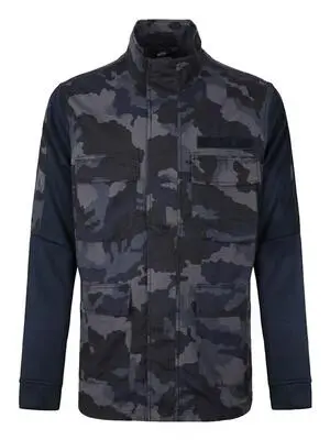 NIKE Men's Nike Casual Jacket Camouflage Black