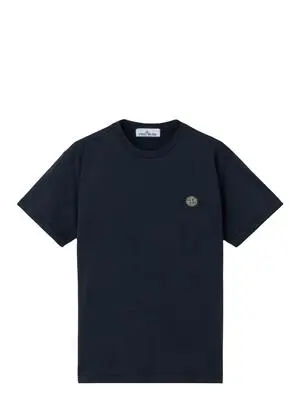 Stone Island Stone Island 2100027 60/2 Slim-fit Compass Patch T-shirt 'navy' Navy