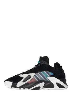 Adidas Streetball Bold Aqua Mid Top Sneakers - Black