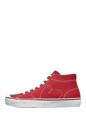Sketchers Bobs B Wild Mid-top Lace-up Sneakers - Red