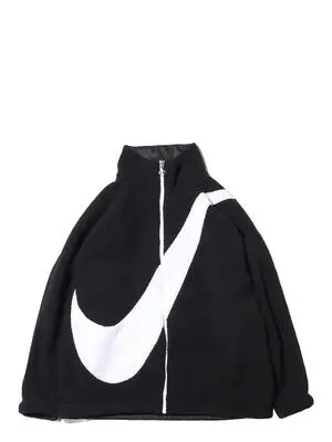 Nike Big Swoosh Reversible Fleece Jacket - Black