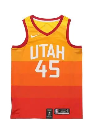 Nike Nba Utah Jazz 45 Mitchell Fan Edition Jersey - Orange