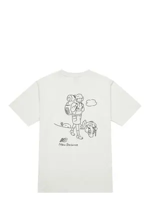 NEW BALANCE Hiking Graphic T-shirt - White