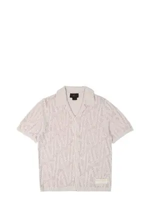 JORDAN X A Ma Maniere Short Sleeve Knit Shirt - Phantom