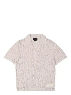JORDAN X A Ma Maniere Short Sleeve Knit Shirt - Phantom