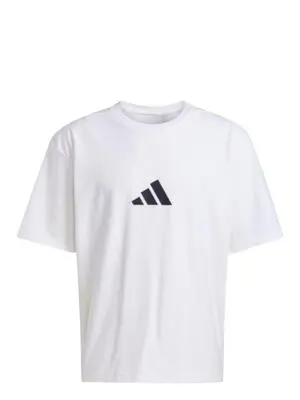 Adidas Z.n.e. Loose-fit T-shirt Asia Sizing 'white Black - White/black
