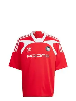 Adidas Originals Adilenium Oversized Short Sleeve Shirt - Red