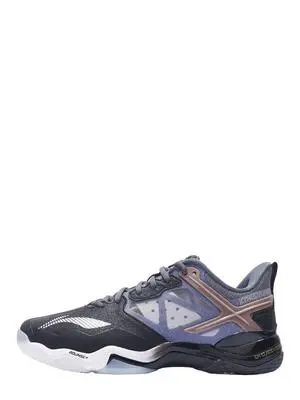 LI-NING Sound Boom Op Athletic Sneakers - Black/gold/purple