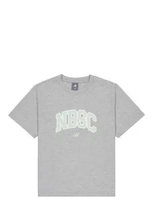 NEW BALANCE Nbsc Cotton T-shirt - Grey