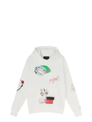 JORDAN Alphabet Pattern Pullover Hoodie - Default Colorway