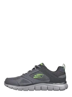 Sketchers Track Syntac Athletic Sneakers - Charcoal