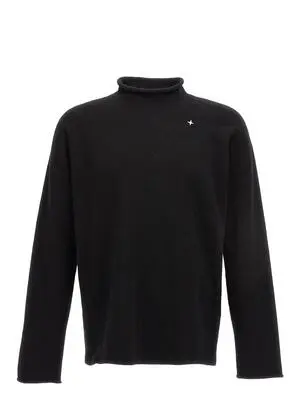 Stone Island Wool Knit Sweater - Black