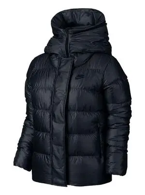 Nike Down Fill Hooded Jacket - Black