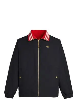 Adidas Padded Jacket With Logo Detail - Blac/better Scarlet