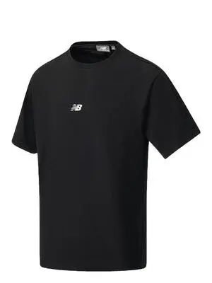 NEW BALANCE New Balance Athletics Logo-Print T-Shirt Black/white