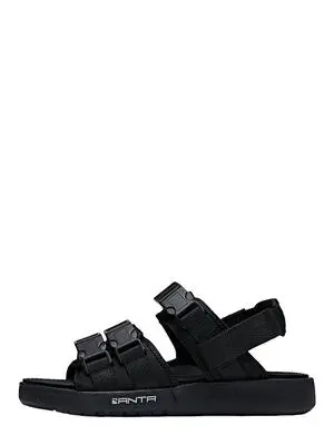 ANTA Life Series Sandals With Buckled Straps - Black