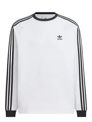Adidas Classic Long Sleeve T-shirt Asia Sizing 'white Black - White/black
