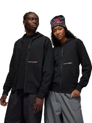 JORDAN X Awake Ny Full-zip Fleece Hoodie - Black