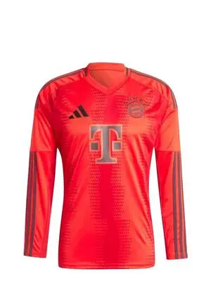 Adidas Fc Bayern 24/25 Long Sleeve Home Soccer Jersey - Red