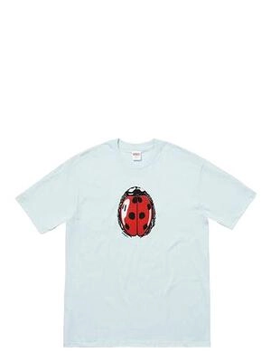 Supreme Ss18 Ladybug Tee Pale Blue Printing Short Sleeve - Light Blue