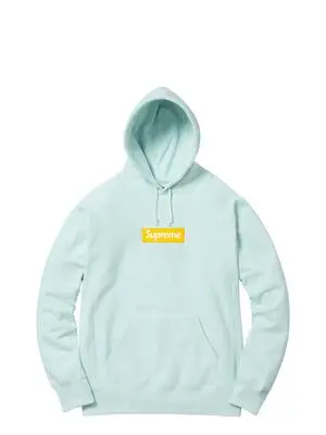 Supreme Fw17 Box Logo Hoodie - Green