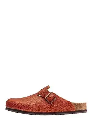 BIRKENSTOCK Birkenstock Boston Clogs With Embossed Horween Leather Brown