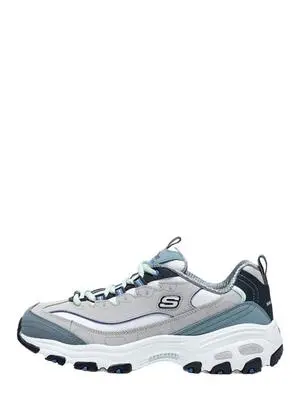 Sketchers Skechers D'Lites 1.0 Low Top Sneakers Grey/blue