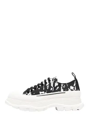 Alexander McQueen Tread Slick Sneakers - Black/white